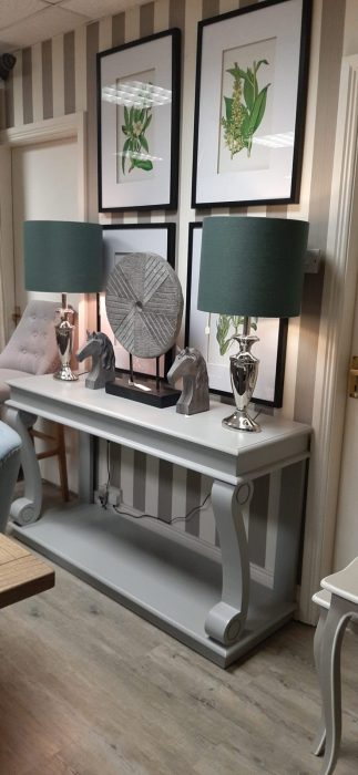 Elegant Scroll Leg Console Table | Mylestone Interiors