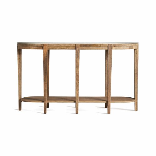 Kilkee Console Table Marble & Mango Wood | Mylestone Interiors