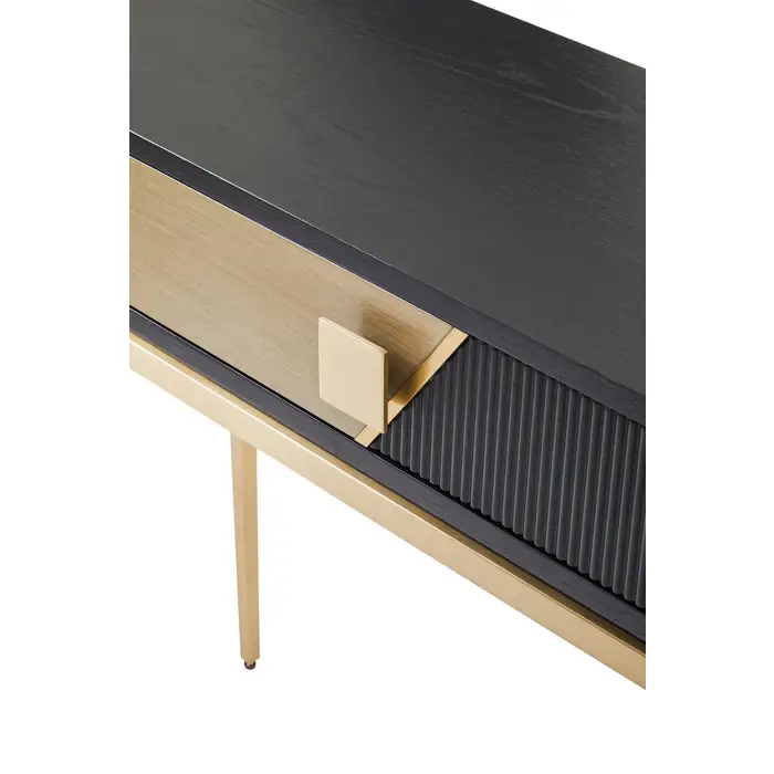 Davoli Console Table in black and grey, nationwide delivery